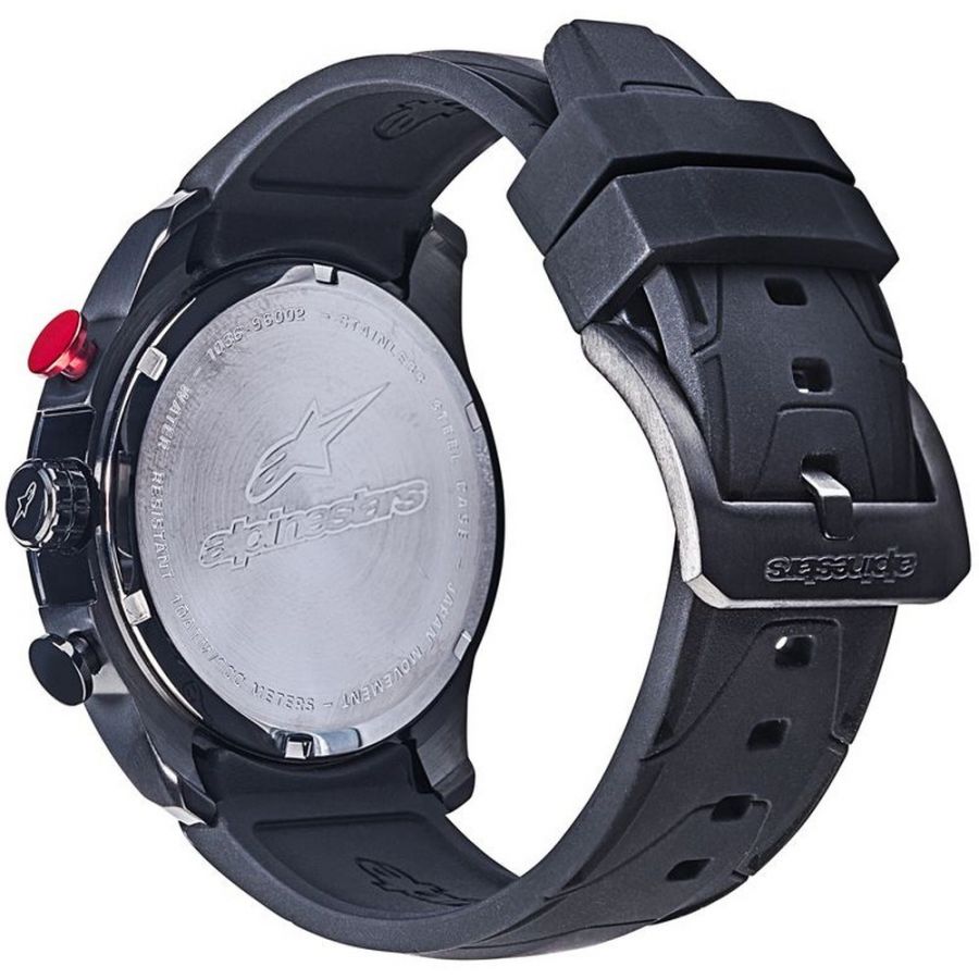 Montre ALPINESTARS TECH WATCH CHRONO BLACK SILICON STRAP - Moto Expert